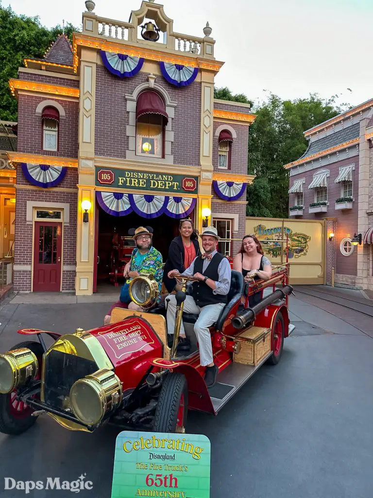 Disneyland's Main Street Fire Engine Celebrates 65 Years on Main Street