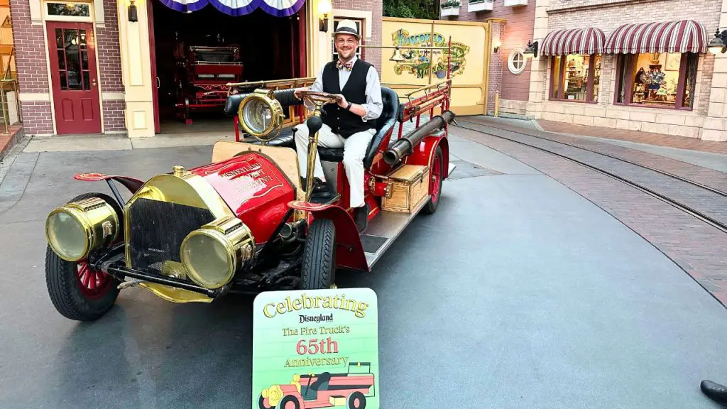 Disneyland's Main Street Fire Engine Celebrates 65 Years on Main Street