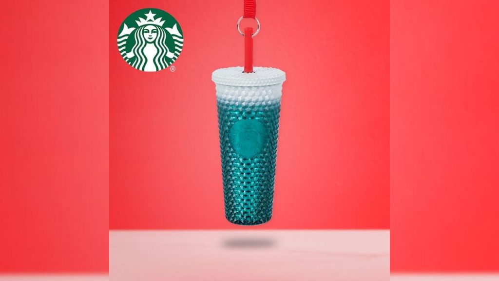 New Mickey Mouse Starbucks® Cold Cup Ornament Keychain Arriving on ...