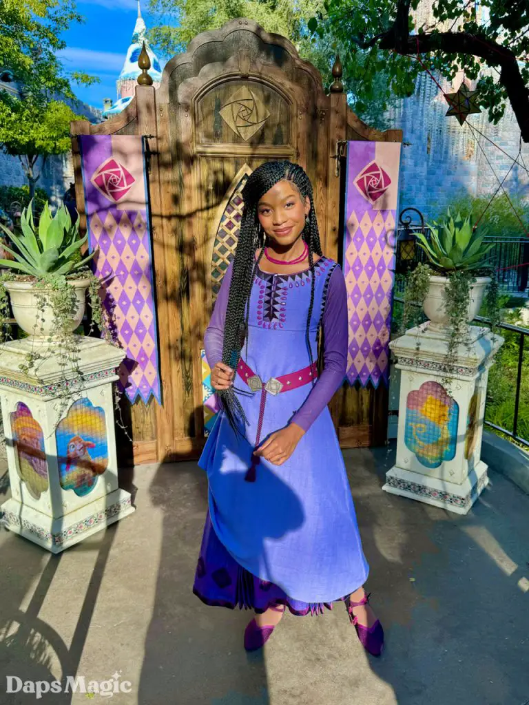 Asha From Disney's 'Wish' Arrives at Disneyland
