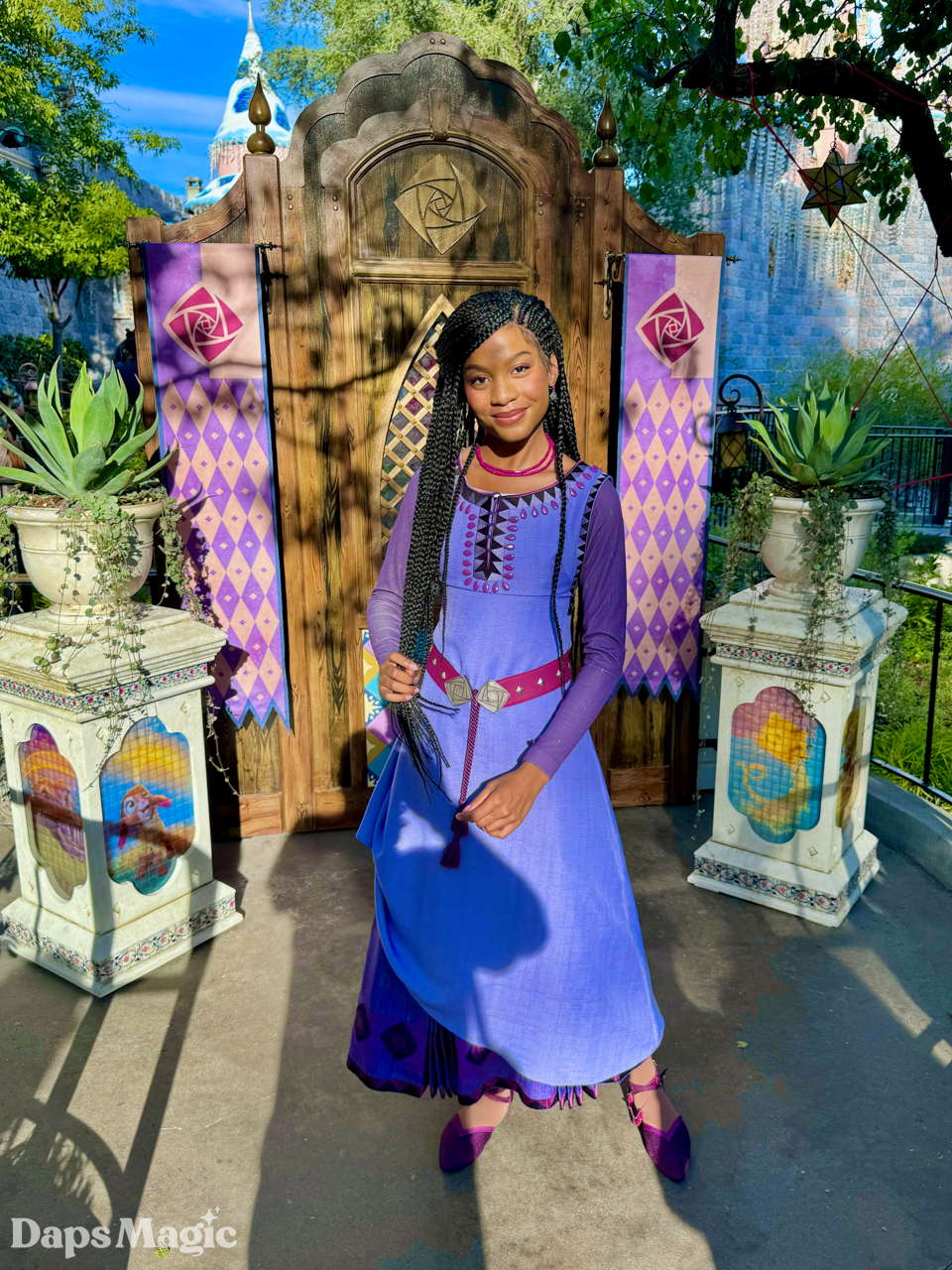 Asha From Disney's 'Wish' Arrives at Disneyland