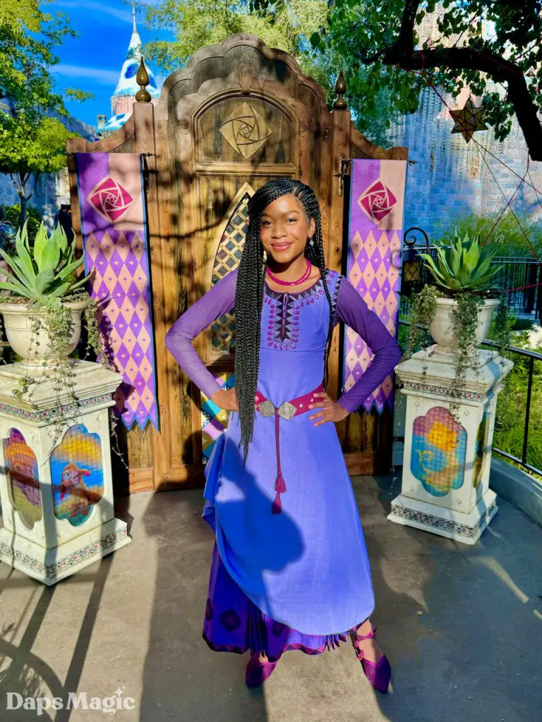 Asha From Disney's 'Wish' Arrives at Disneyland