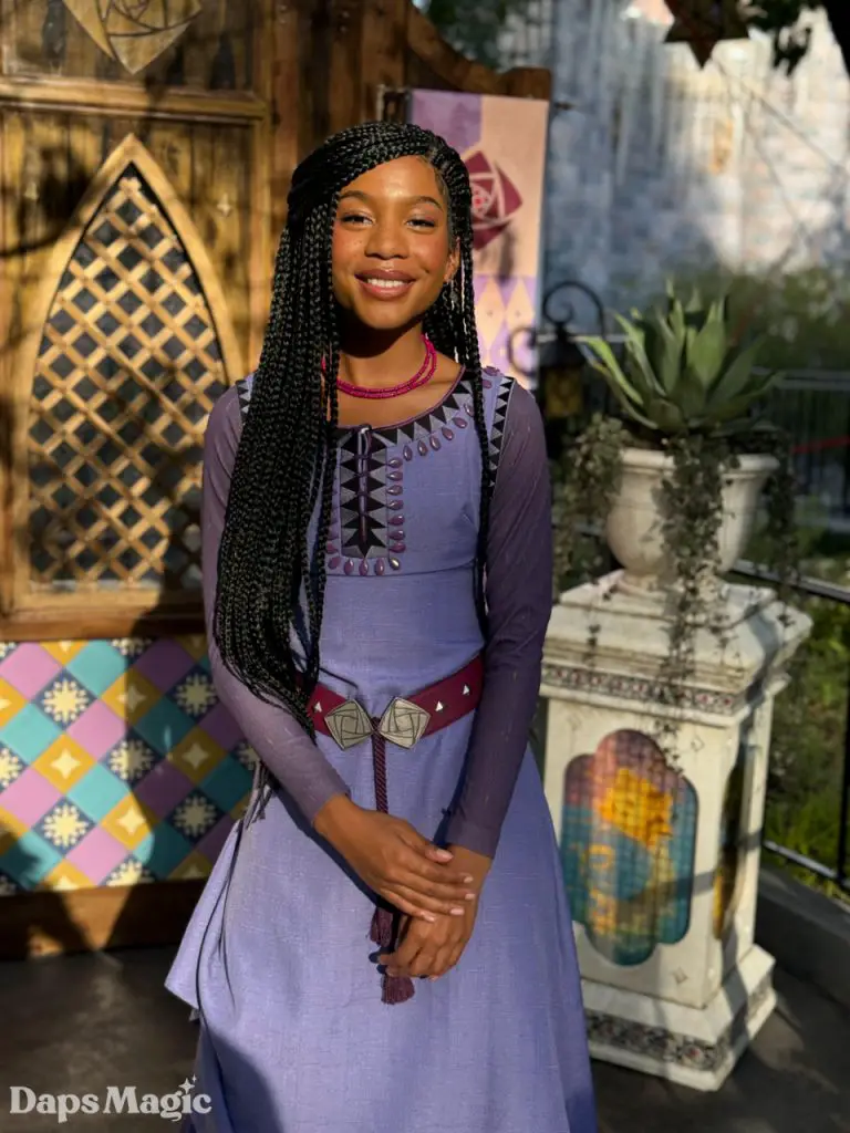 Asha From Disney's 'Wish' Arrives at Disneyland