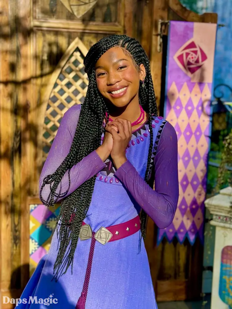 Asha From Disney's 'Wish' Arrives at Disneyland