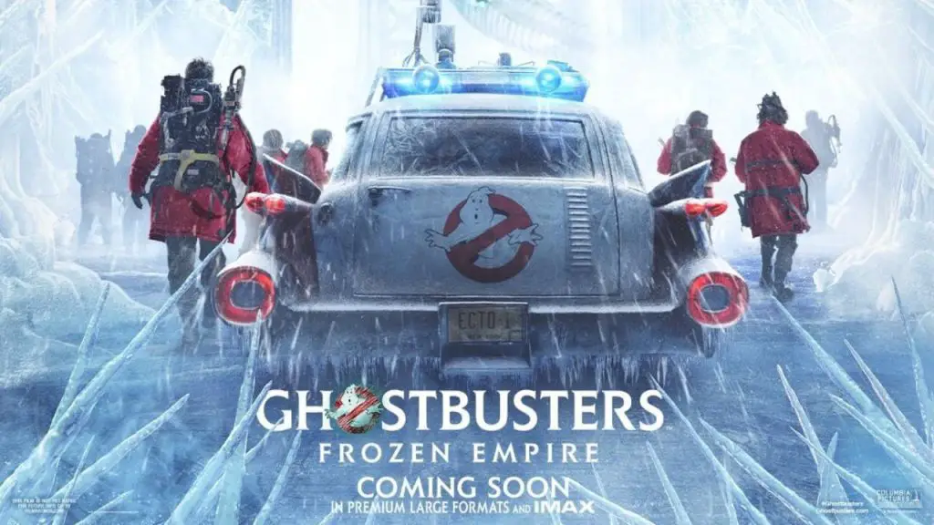 New Poster for 'Ghostbusters: Frozen Empire' Reveals Ghostbusters Old ...