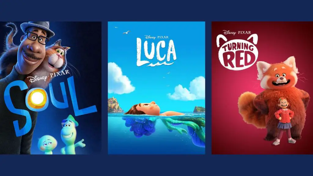 Disney and Pixar Releasing 'Soul,' 'Luca,' and 'Turning Red' in ...