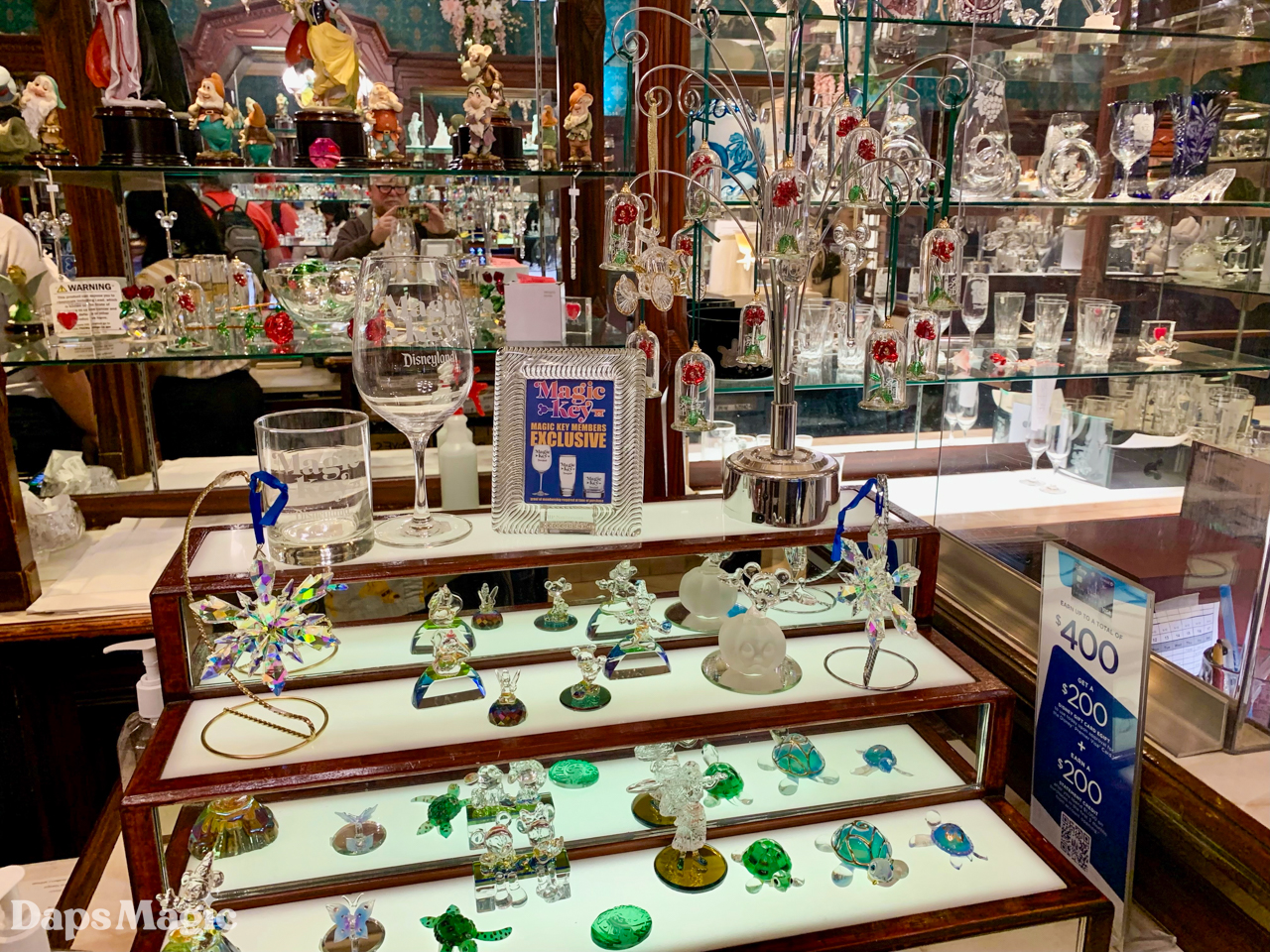 Disneyland Magic Key Glassware Comes to Crystal Arts