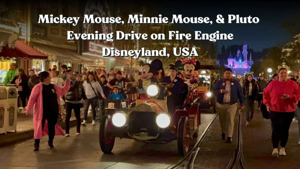 A Magical Moment on Main Street as Mickey Mouse, Minnie Mouse, and ...