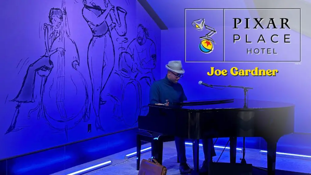 Joe Gardner, From Disney & Pixar's 'Soul,' Brings Lobby to Life With ...
