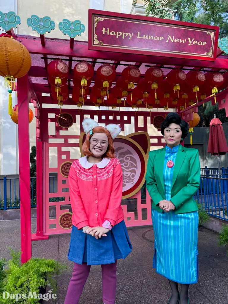 Mei Lee and Ming Lee Arrive at Disney California Adventure for Lunar ...