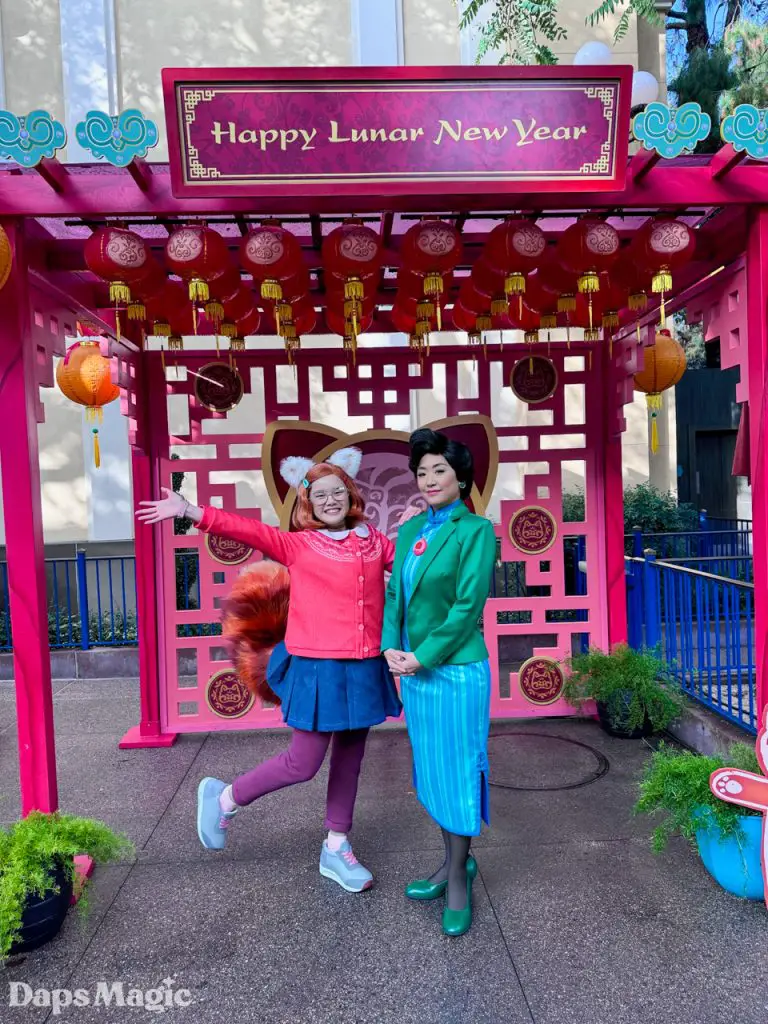 Mei Lee and Ming Lee Arrive at Disney California Adventure for Lunar ...