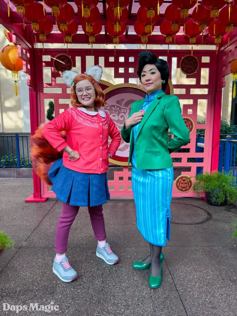 Mei Lee and Ming Lee Arrive at Disney California Adventure for Lunar ...