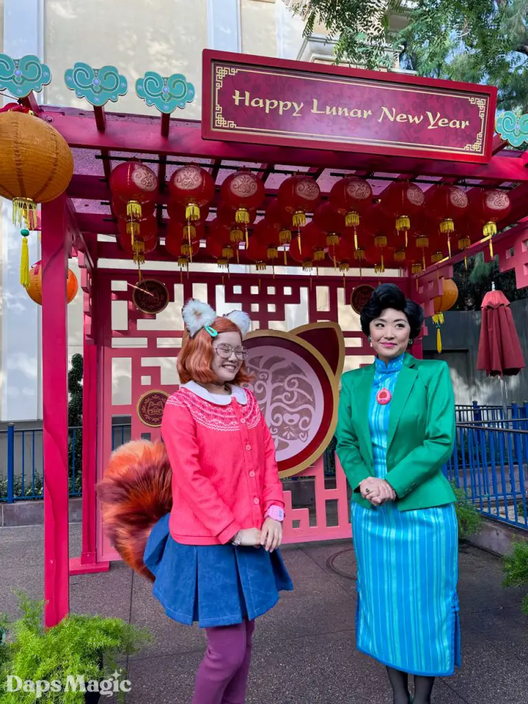 Mei Lee and Ming Lee Arrive at Disney California Adventure for Lunar ...