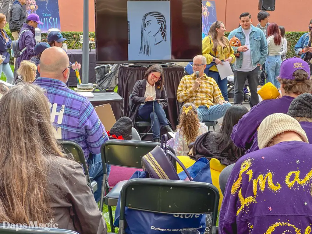 D23 Hosts Disney 'Wish' Sing-Along Event at Walt Disney Studios