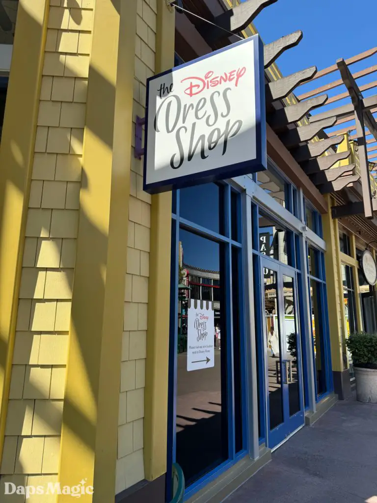 The Disney Dress Shop Gets a New Home in Downtown Disney District at ...