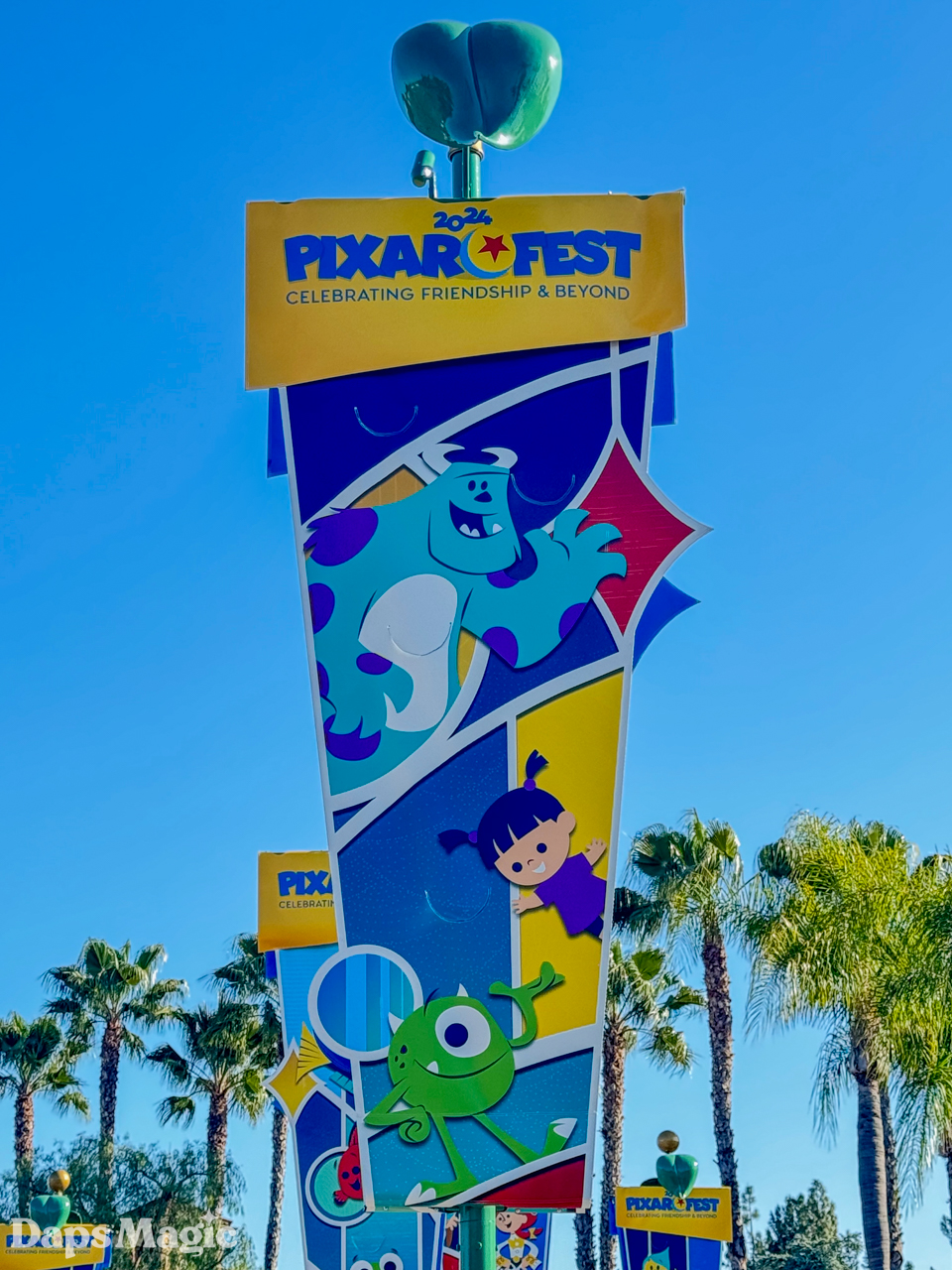 Pixar Fest Decorations Pop Up Around the Disneyland Resort