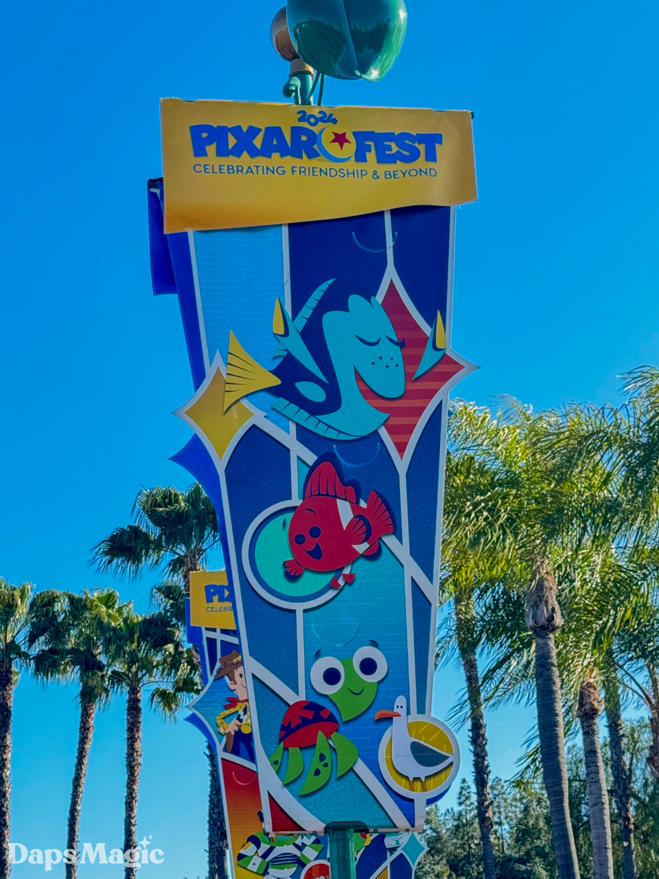 Pixar Fest Decorations Pop Up Around the Disneyland Resort