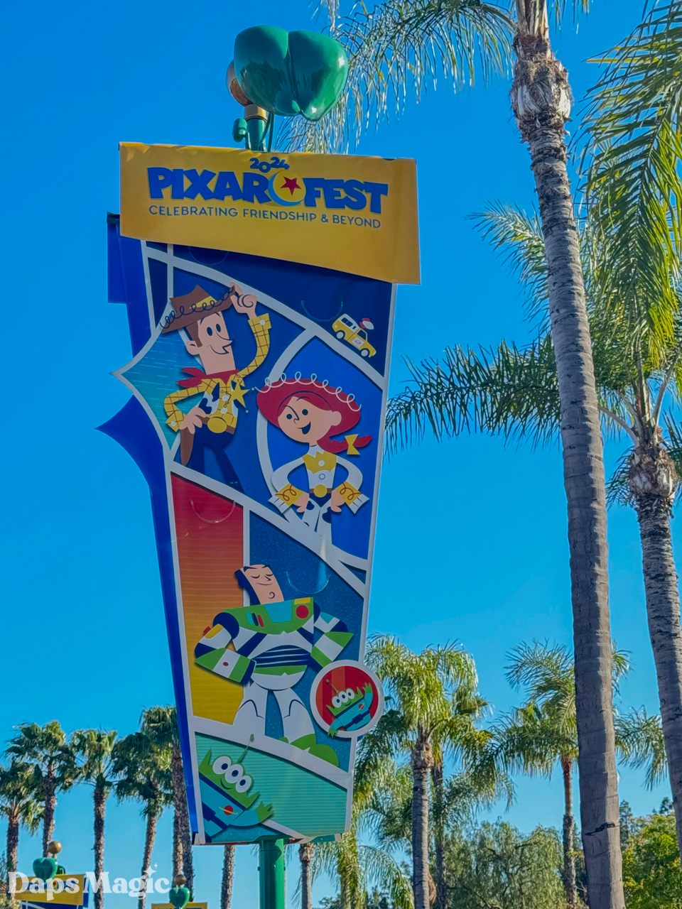 Pixar Fest Decorations Pop Up Around the Disneyland Resort