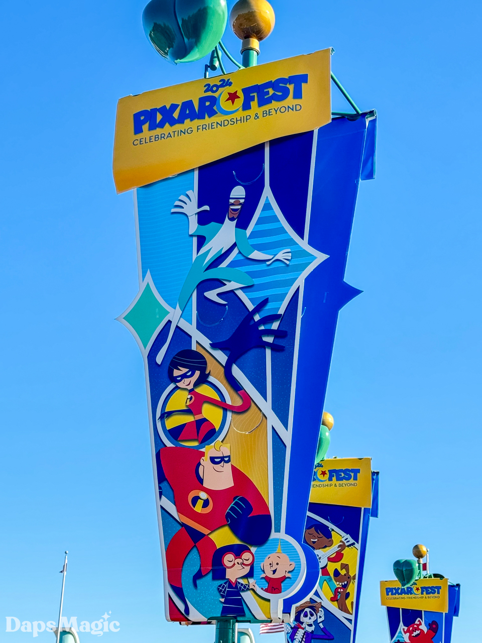 Pixar Fest Decorations Pop Up Around the Disneyland Resort