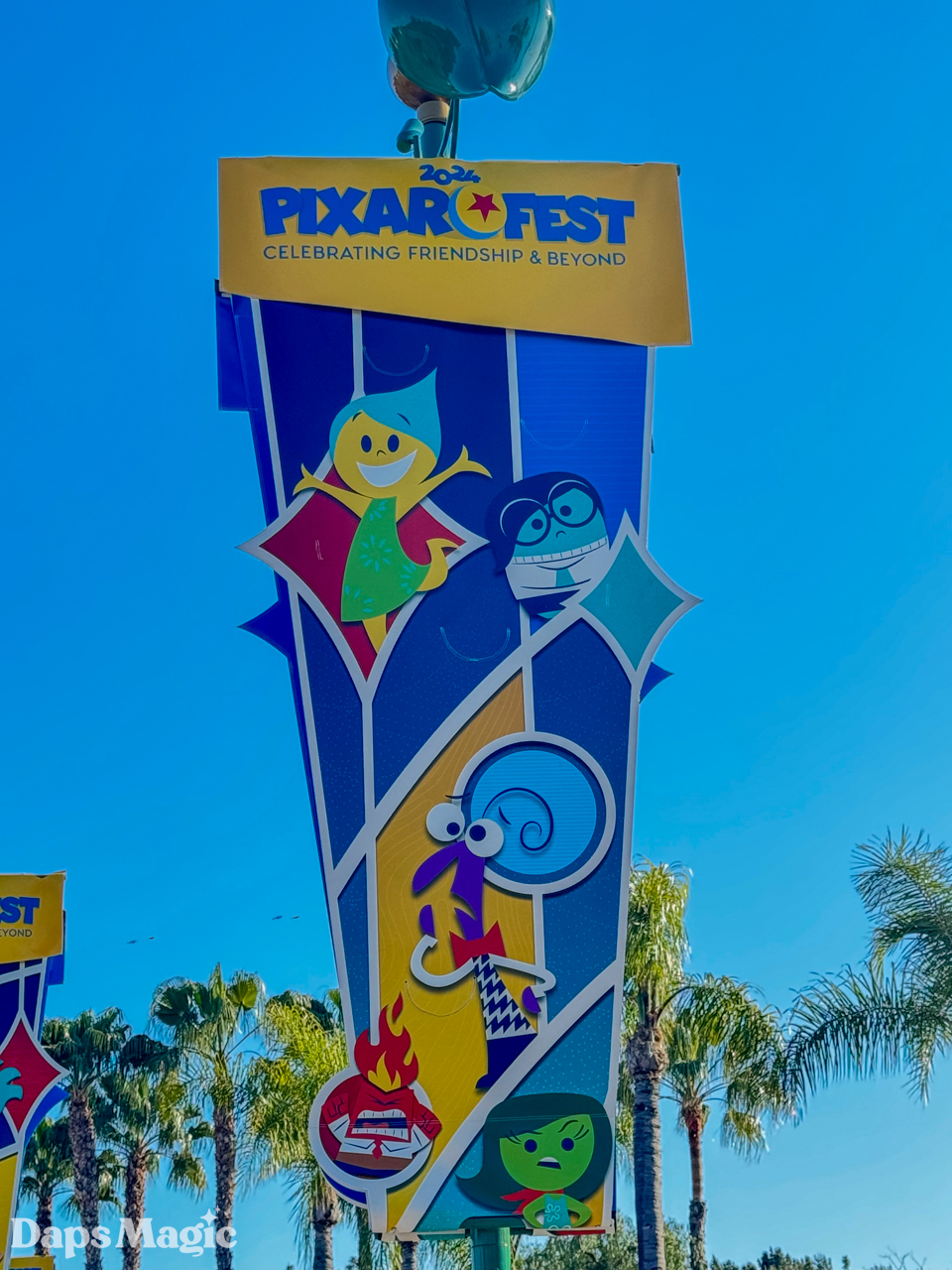 Pixar Fest Decorations Pop Up Around the Disneyland Resort