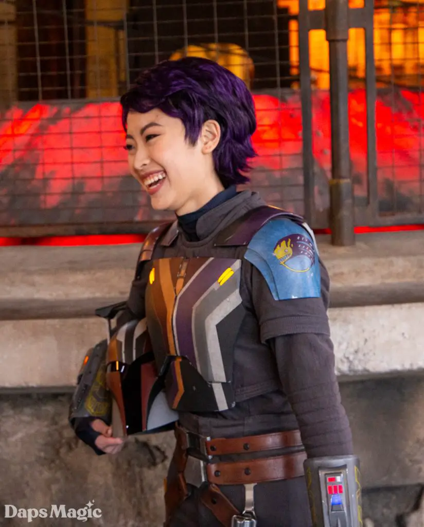 FIRST LOOK (Photos/Video): Sabine Wren at Star Wars: Galaxy's Edge