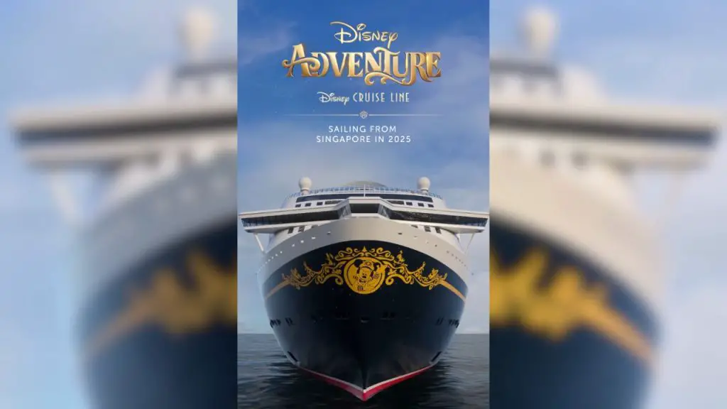 Disney Cruise Line Reveals Bow of Disney Adventure With Captain Mickey ...