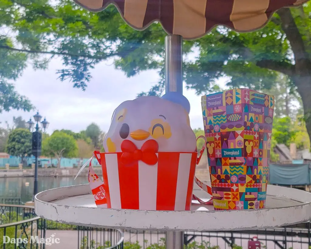 Donald Duck Munchlings Popcorn Bucket Arrives at Disneyland