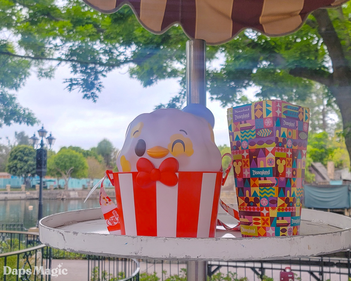 Donald Duck Munchlings Popcorn Bucket Arrives at Disneyland