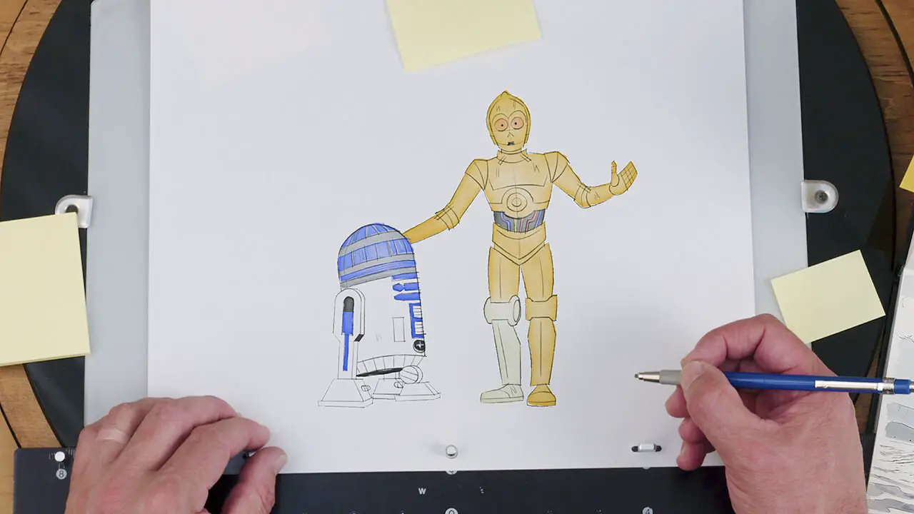 C-3P0 is Unwitting Star in How NOT to Draw R2-D2