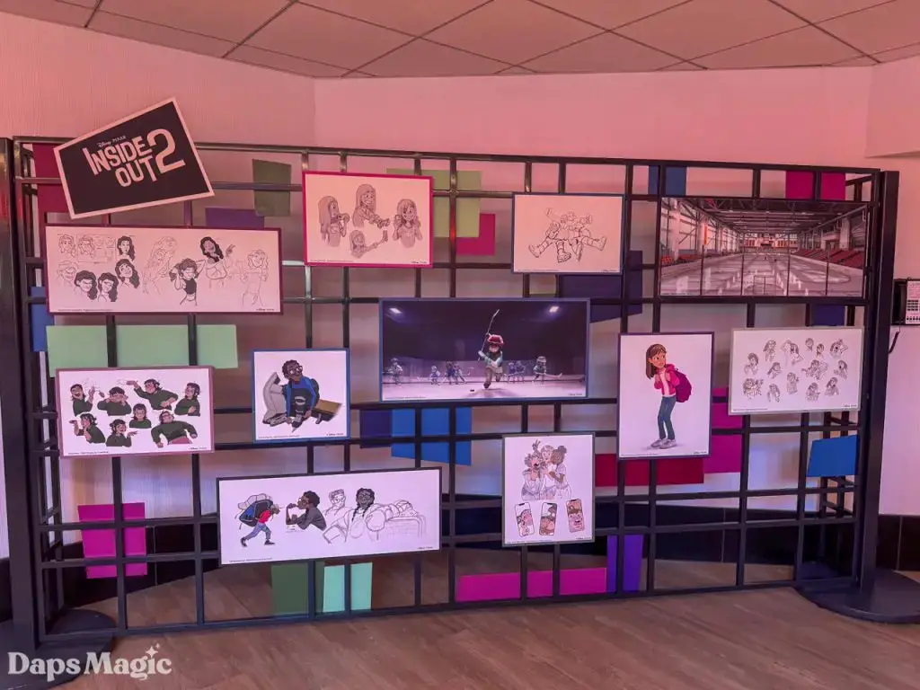Inside Out 2 Exhibit On Display at Pixar Place Hotel
