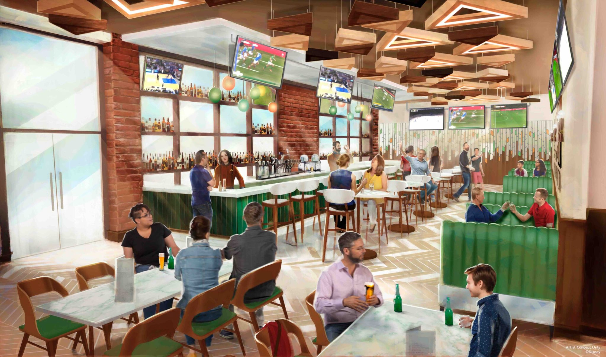 Disney Village Sports Bar at Disneyland Paris to Receive Transformation