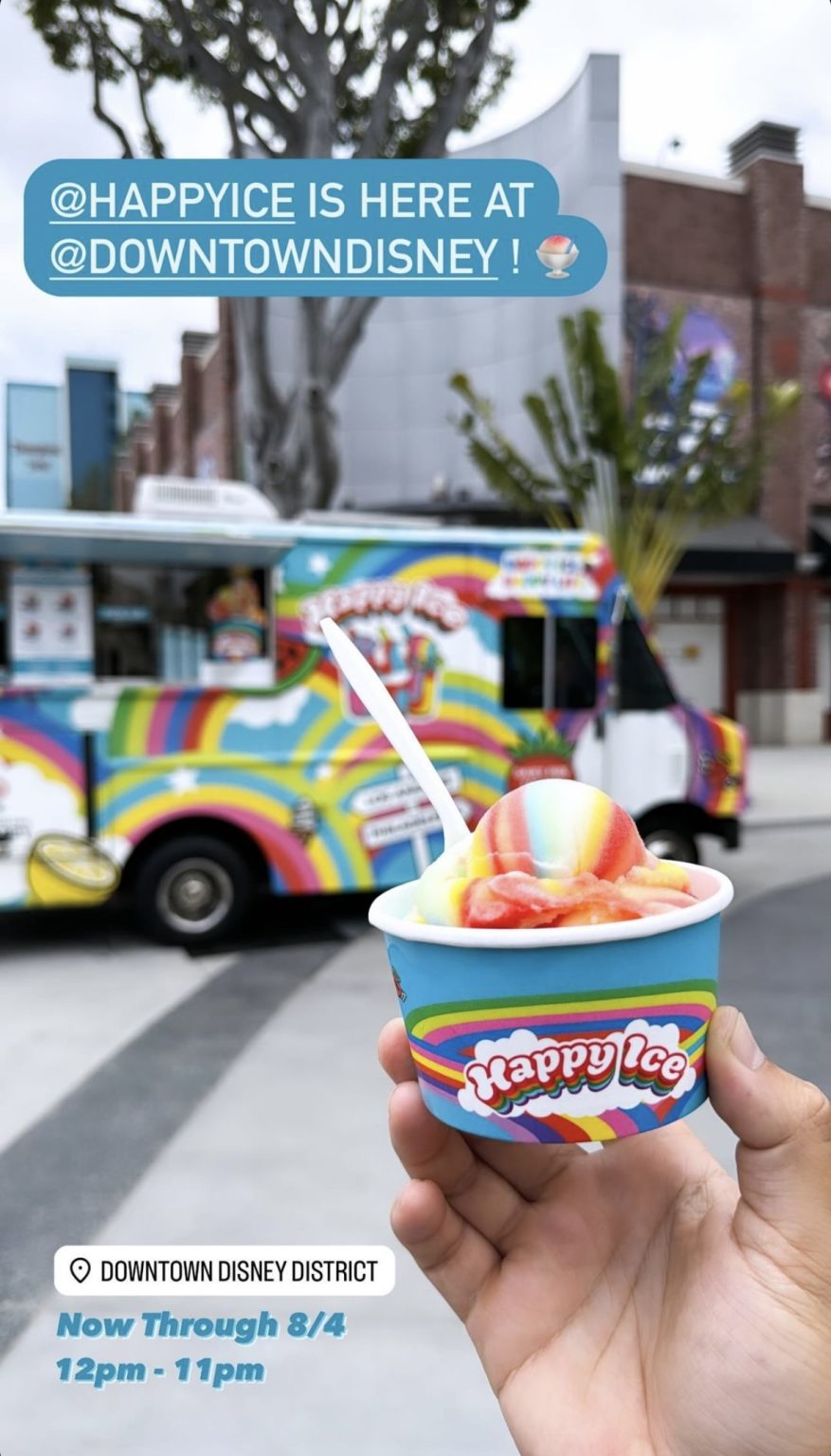 Happy Ice Truck Returns To Downtown Disney