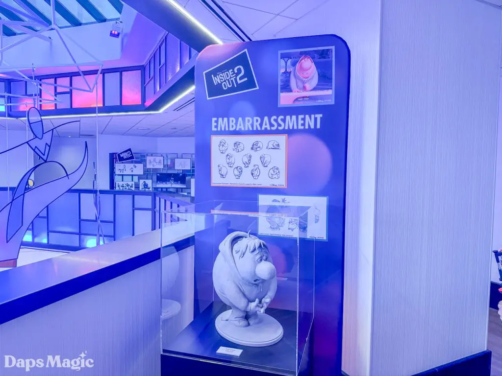 Inside Out 2 Exhibit On Display at Pixar Place Hotel