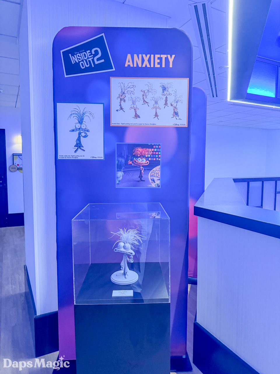 Inside Out 2 Exhibit On Display at Pixar Place Hotel