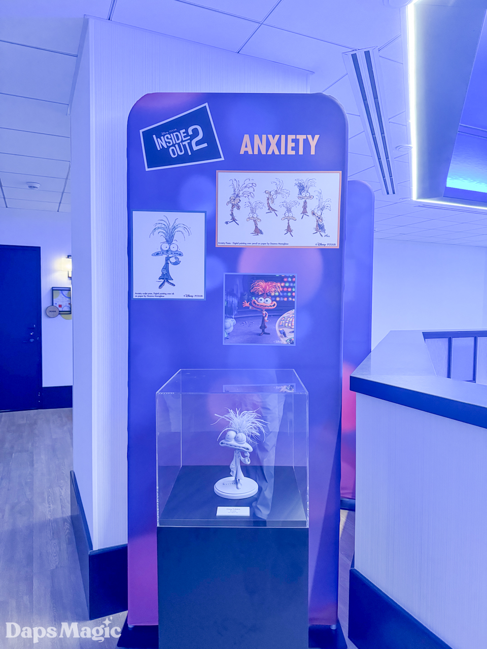 Inside Out 2 Exhibit On Display at Pixar Place Hotel