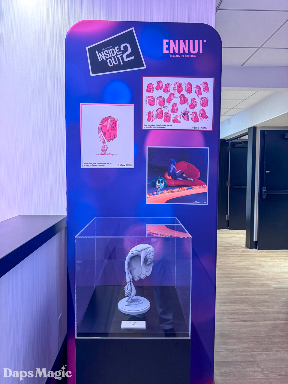 Inside Out 2 Exhibit On Display at Pixar Place Hotel