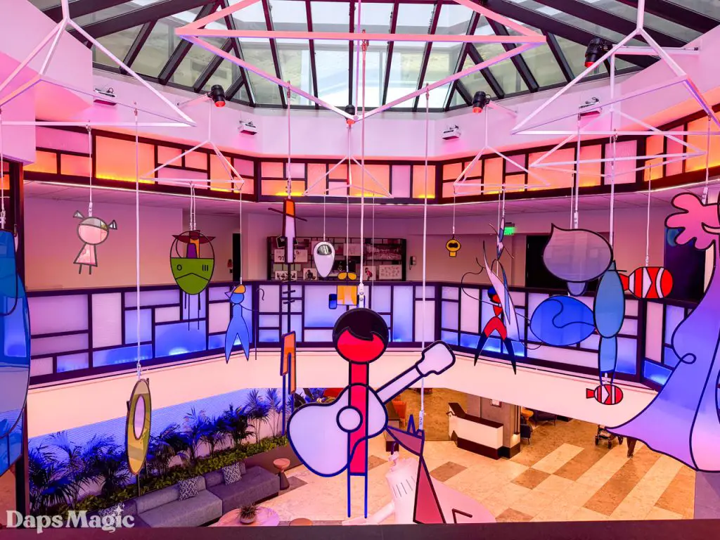 Inside Out 2 Exhibit On Display at Pixar Place Hotel