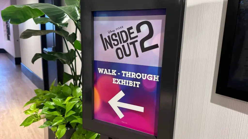 Inside Out 2 Exhibit On Display at Pixar Place Hotel