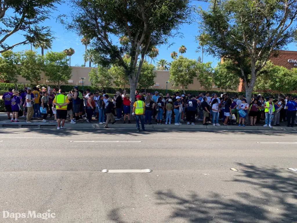 Disneyland Resort Cast Members Protest Outside Disneyland on 69th Birthday