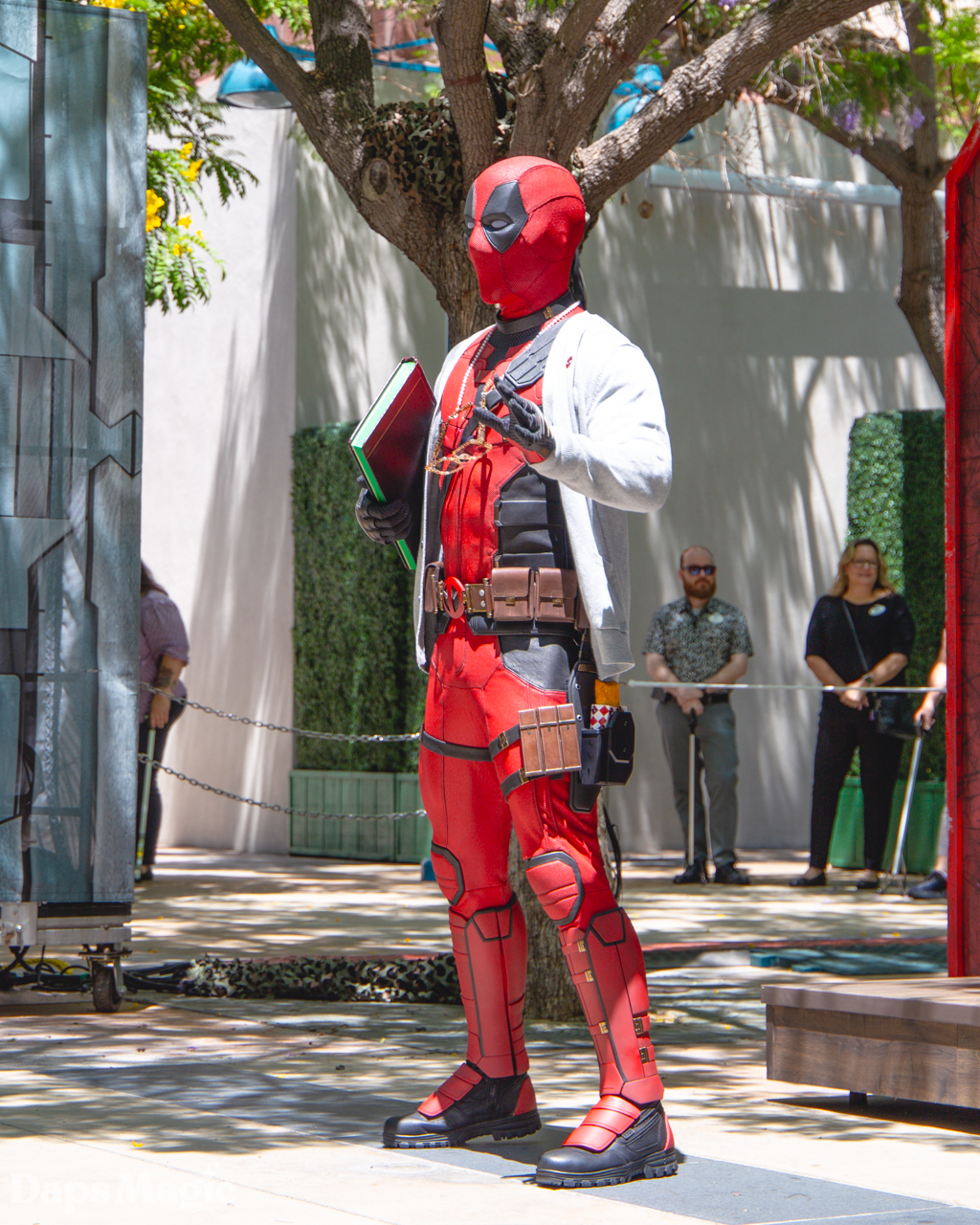 PHOTOS/VIDEO: Deadpool and Wolverine Arrive at Avengers Campus