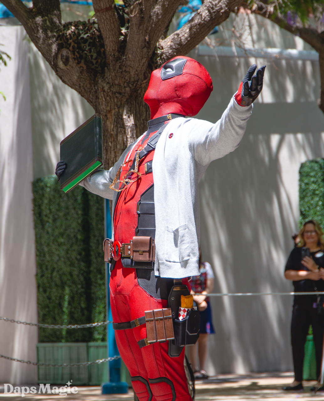 PHOTOS/VIDEO: Deadpool and Wolverine Arrive at Avengers Campus