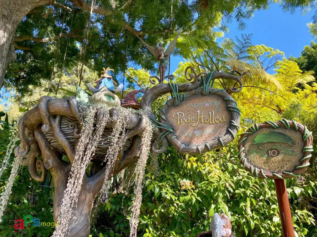 Tinker Bell Returns to Updated Pixie Hollow at Disneyland