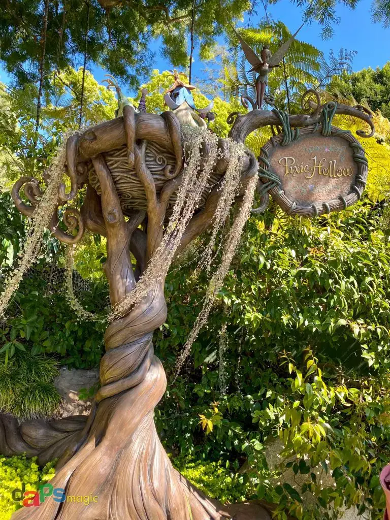 Tinker Bell Returns to Updated Pixie Hollow at Disneyland
