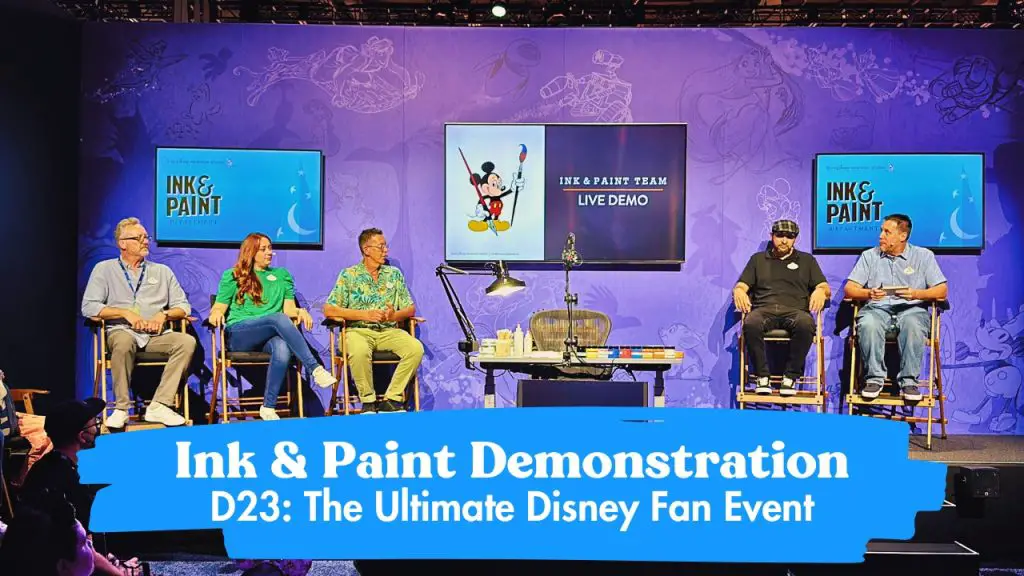 Ink & Paint Demonstration Brings History to Life at D23: The Ultimate ...