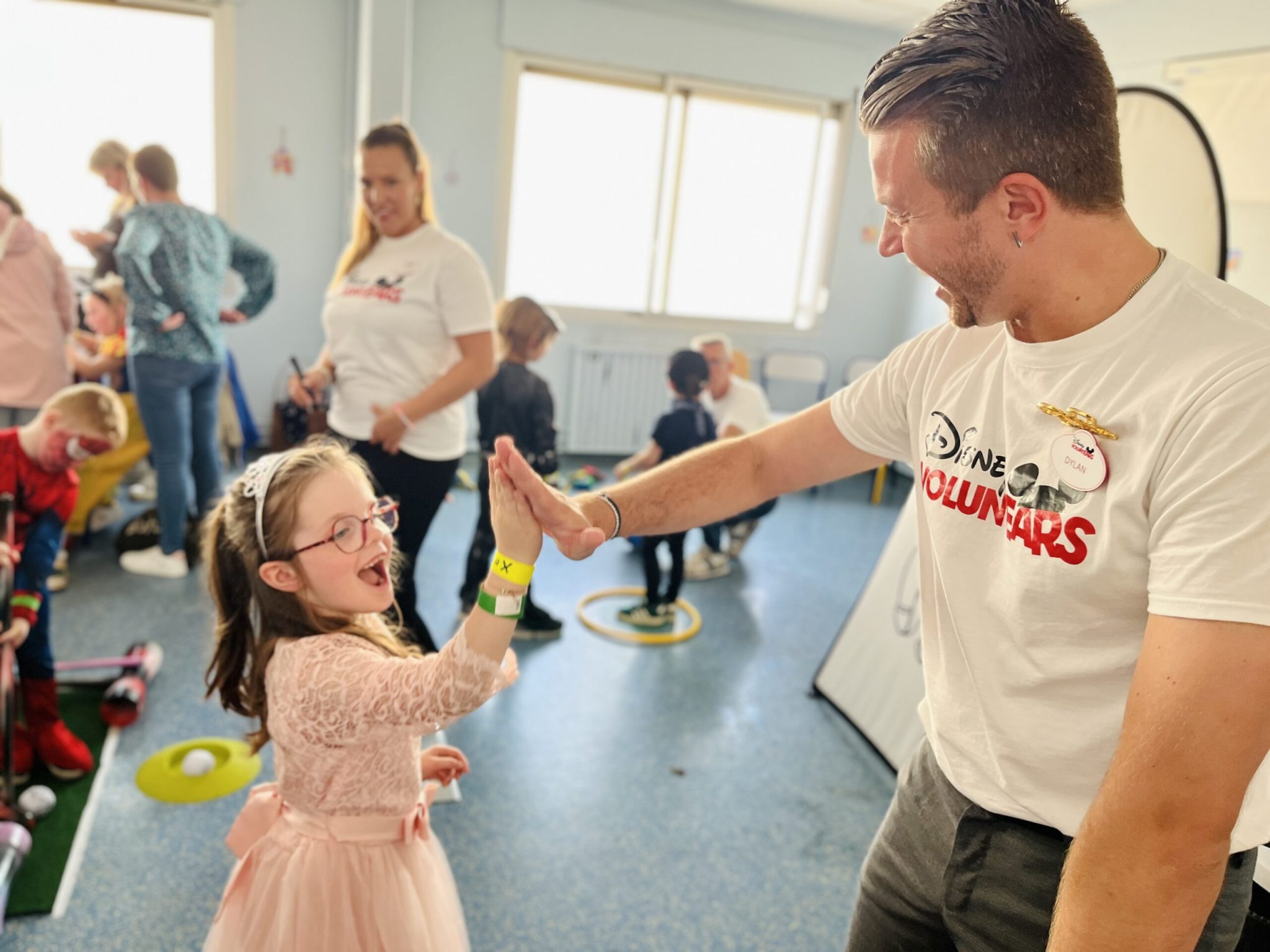Mickey Mouse and Minnie Mouse Make Magic for Children at Dieppe Hospital