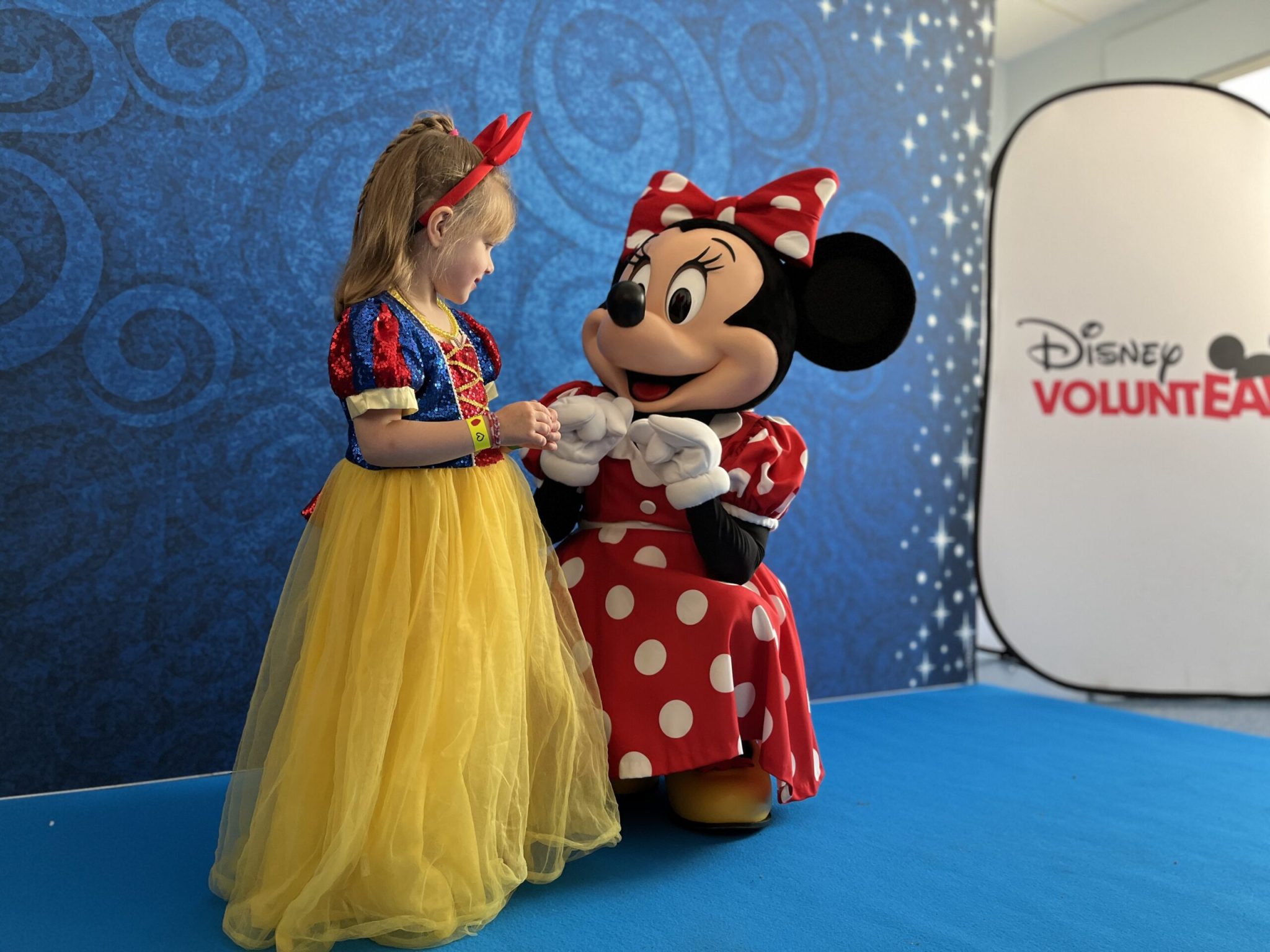 Mickey Mouse and Minnie Mouse Make Magic for Children at Dieppe Hospital