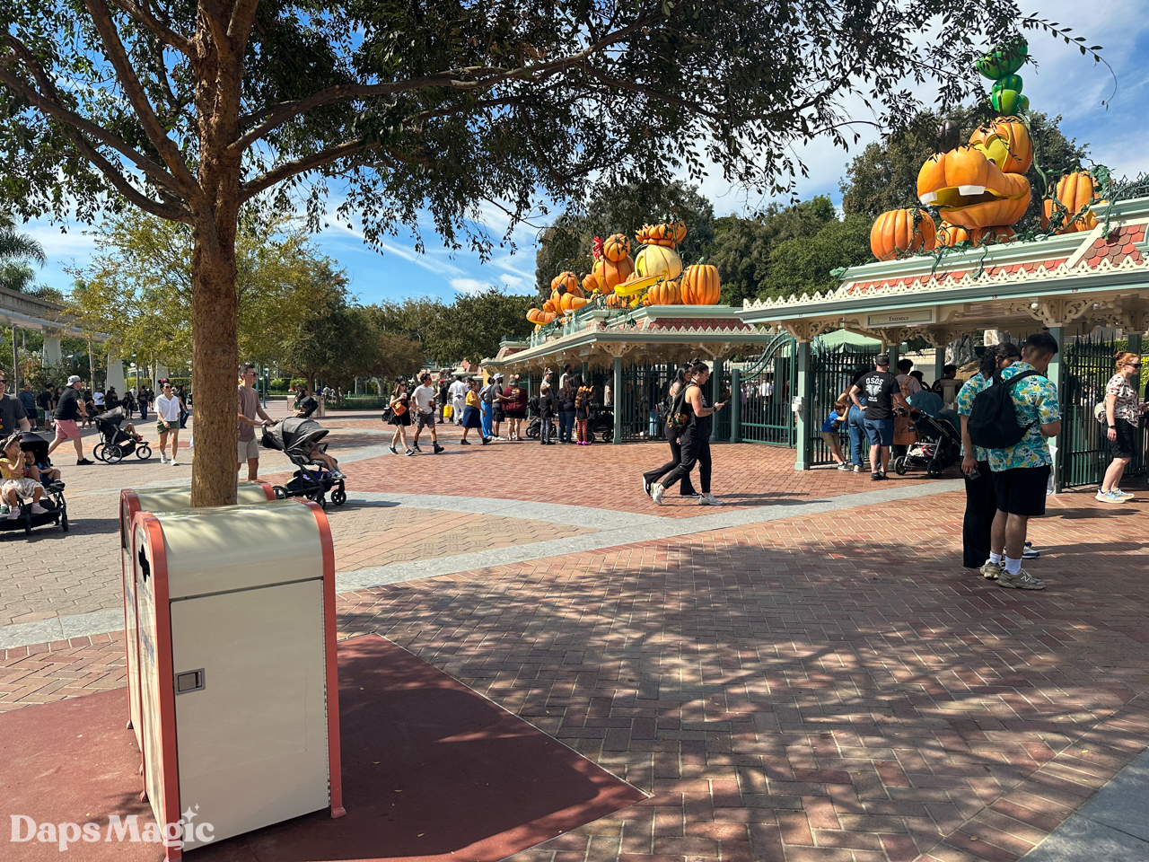 Most Walls Down at Disneyland's Main Gate as Work Begins on Turnstiles