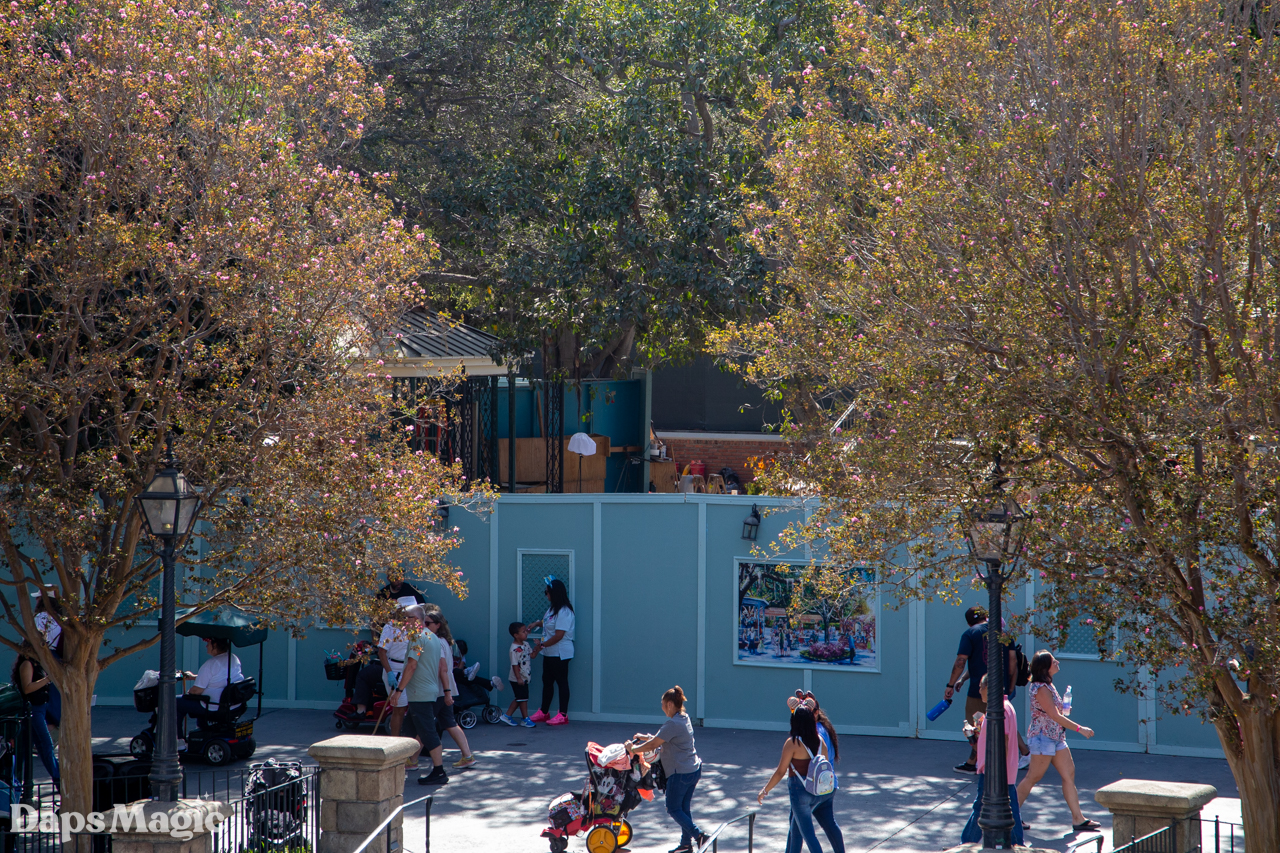 Progress Continues to Be Made on Haunted Mansion Expanded Queue at ...