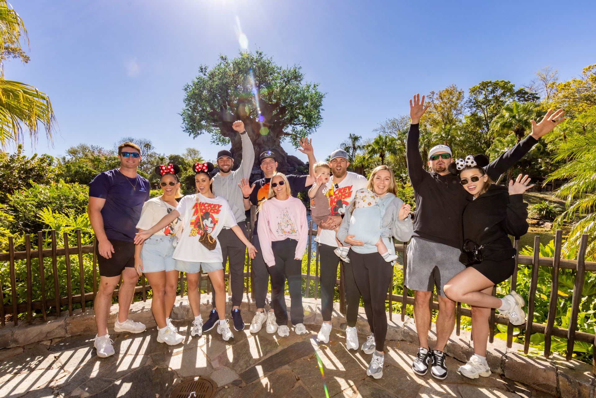 The Detroit Tigers Visit New Tiger Cub at Disney's Animal Kingdom