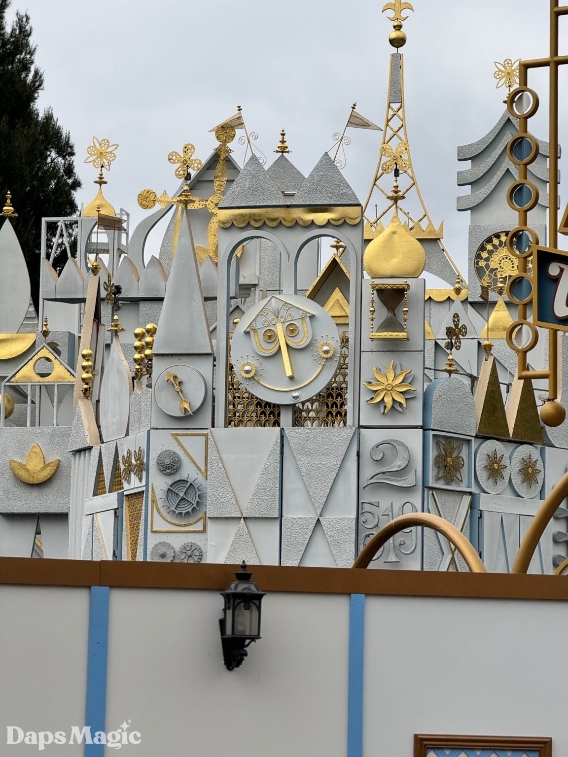 Clock Face Returns to Facade of 'it's a small world' at Disneyland